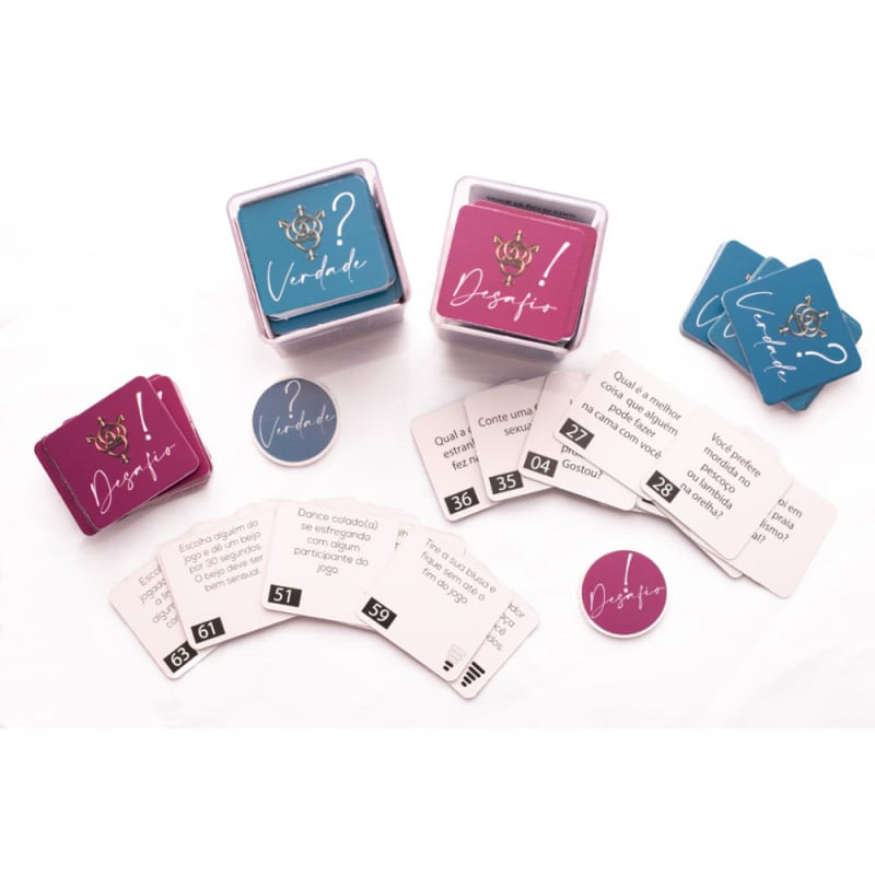 Jogo De Cartas Jogos Secretos Verdade Ou Desafio | Beleza Na Web
