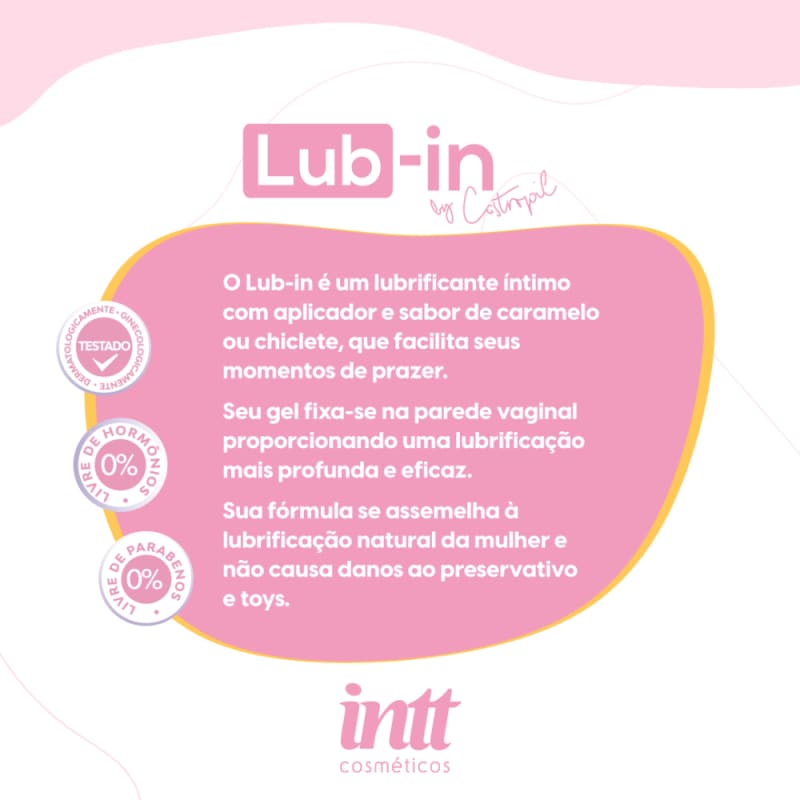 Lubrificante Intimo Beijável Intt Lub-in Chiclete | Beleza na Web