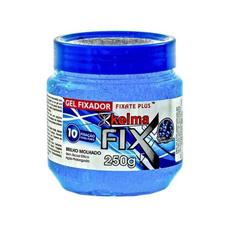 Gel Fixador Kelma Fix Extra Forte Pote Azul | Beleza na Web