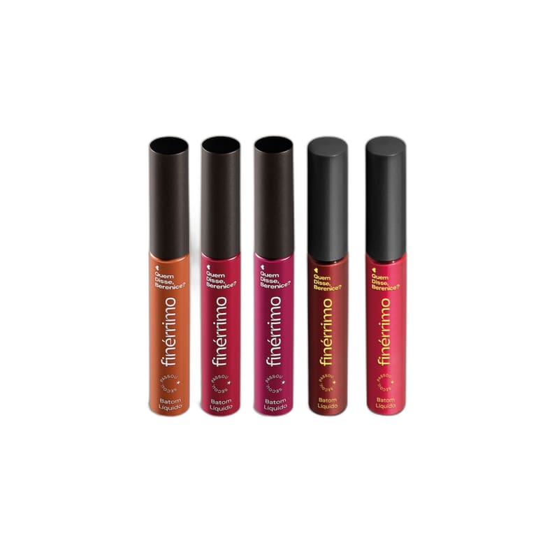 Combo Batom Líquido Finérrimo (5 itens)