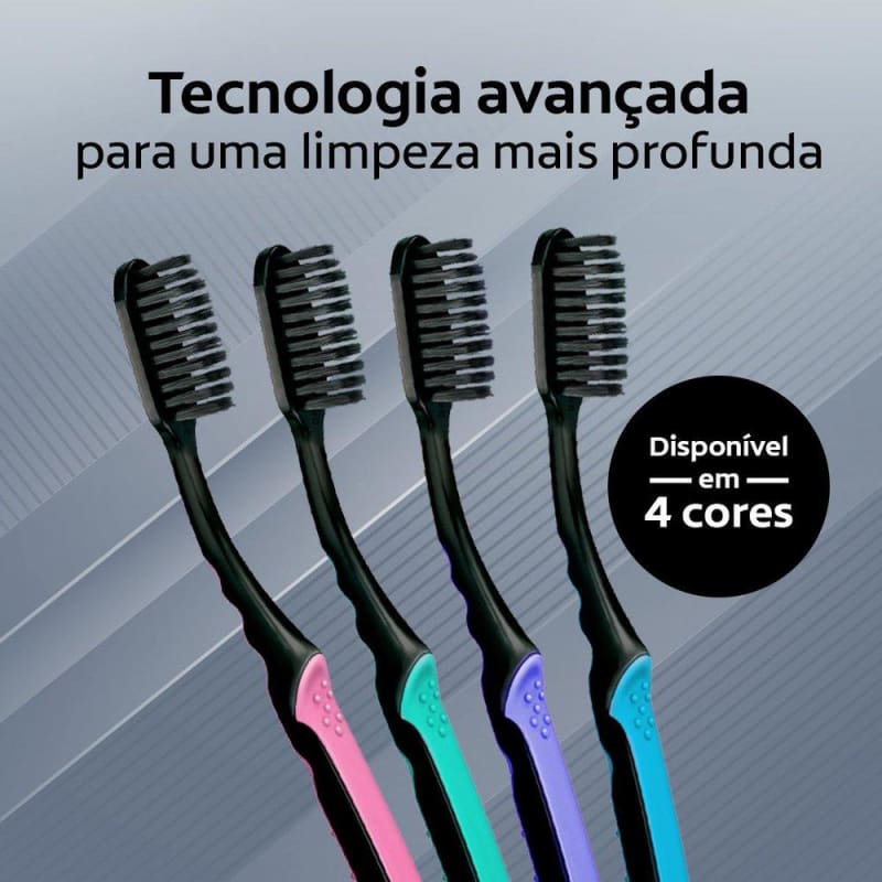 Kit Colgate Slim Soft Black Com Infusão de Carvão | Beleza Na Web