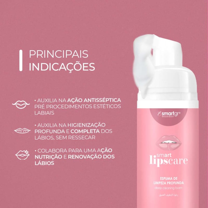 Espuma de Limpeza Labial Smart Gr Smart Lips Care | Beleza Na Web