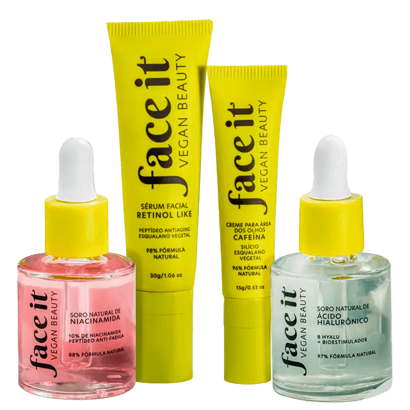 Kit Face It Cuidados Faciais (4 Produtos) | Beleza na Web