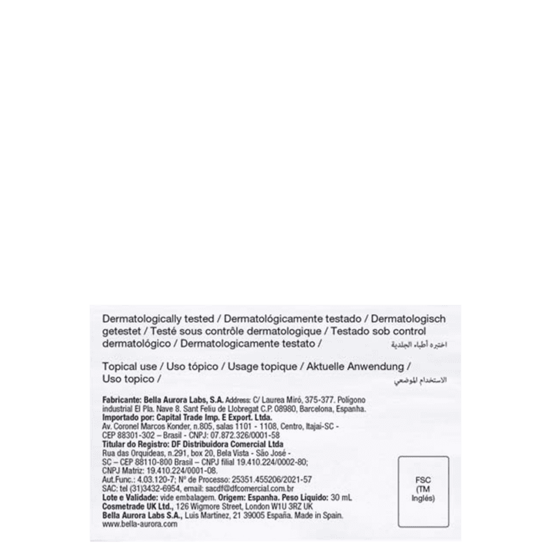 Tratamento Bella Aurora Anti-Manchas Bio10 Forte | Beleza na Web