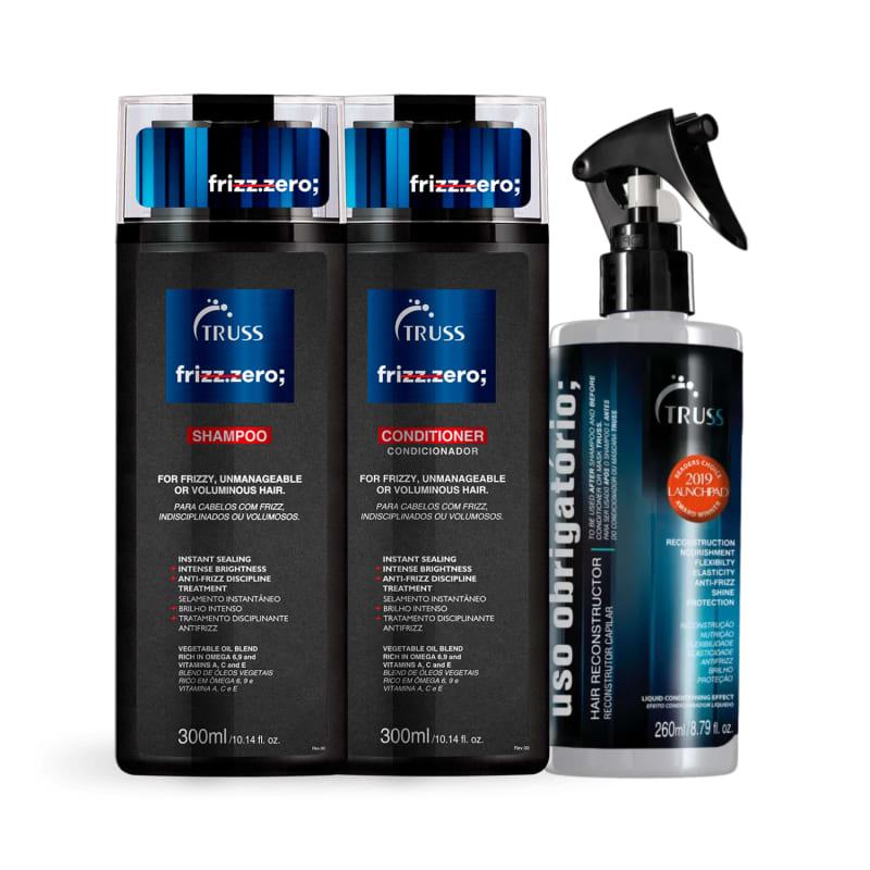 Truss Kit Frizz Zero Duo Obrigatório (3 Produtos)