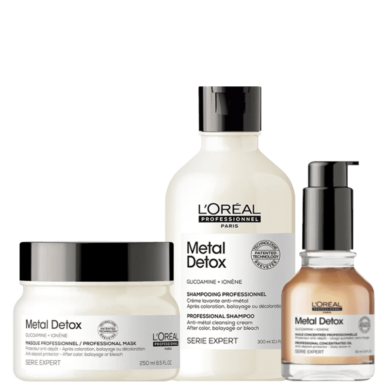 Kit L'Oréal Professionnel Metal Detox Trio de Tratamento | Beleza Na Web
