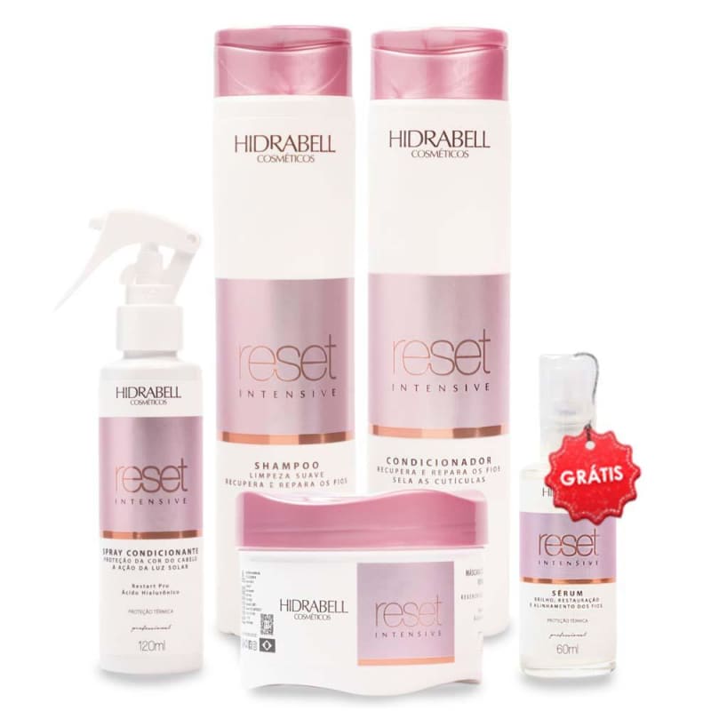 Kit Reset Reparação Capilar Intensiva Hidrabell Intensive