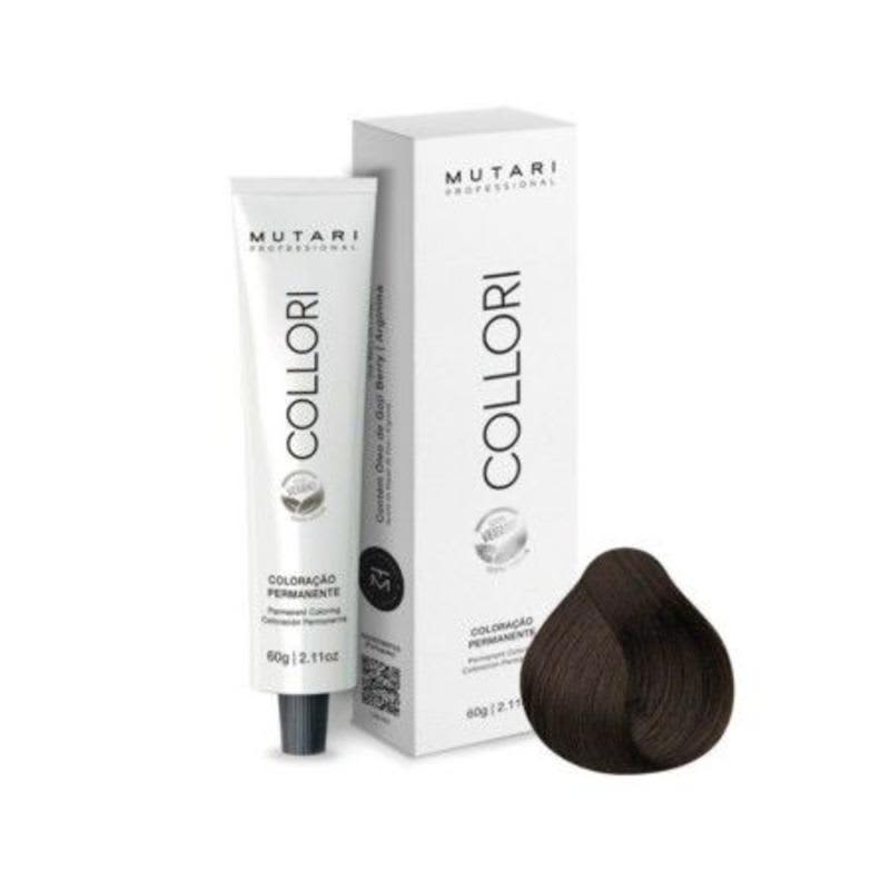 Mutari Coloração Permanente 7.77 Louro Médio Marrom Intenso 100% Vegan
