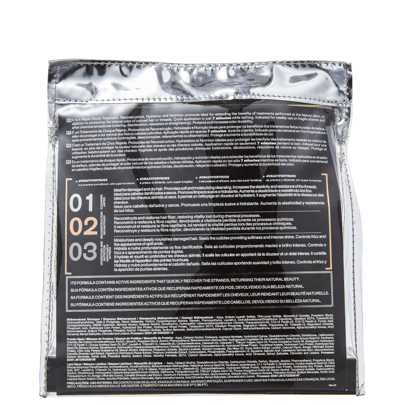 Kit Truss Crazy For Truss Trio Treatment | Beleza na Web