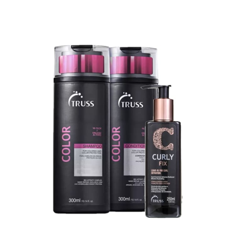 Kit Truss Color Fix Curly (3 Produtos)