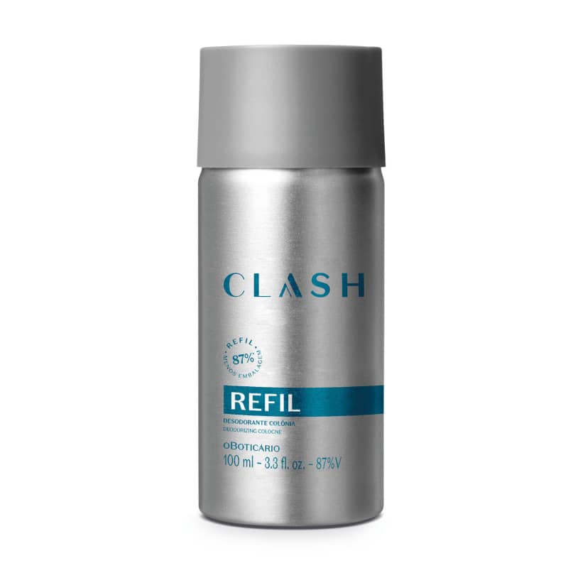Refil Clash Desodorante Colônia 100ml | O Boticário