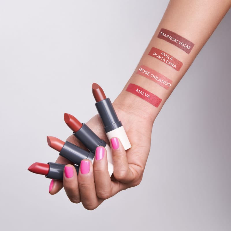 Batom Matte Velvet Avelã Punta Cana Camila Loures 3,8g | Vult