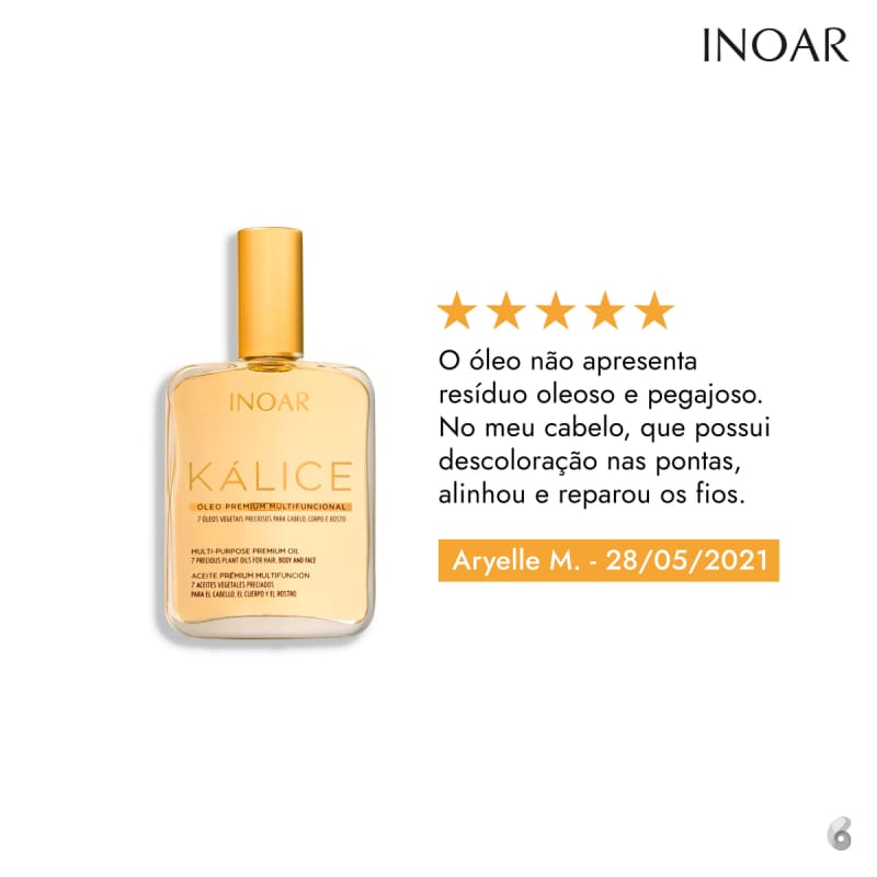 Óleo Inoar Kálice Multifuncional | Beleza na Web