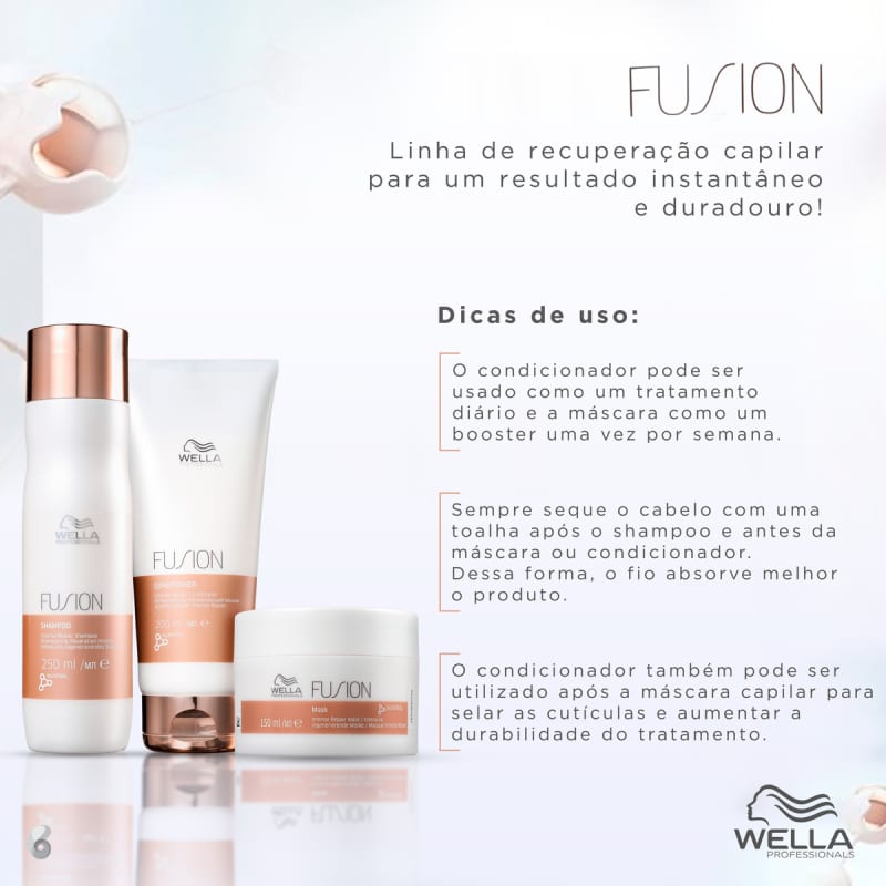 Kit Wella Fusion Trio | Beleza na Web