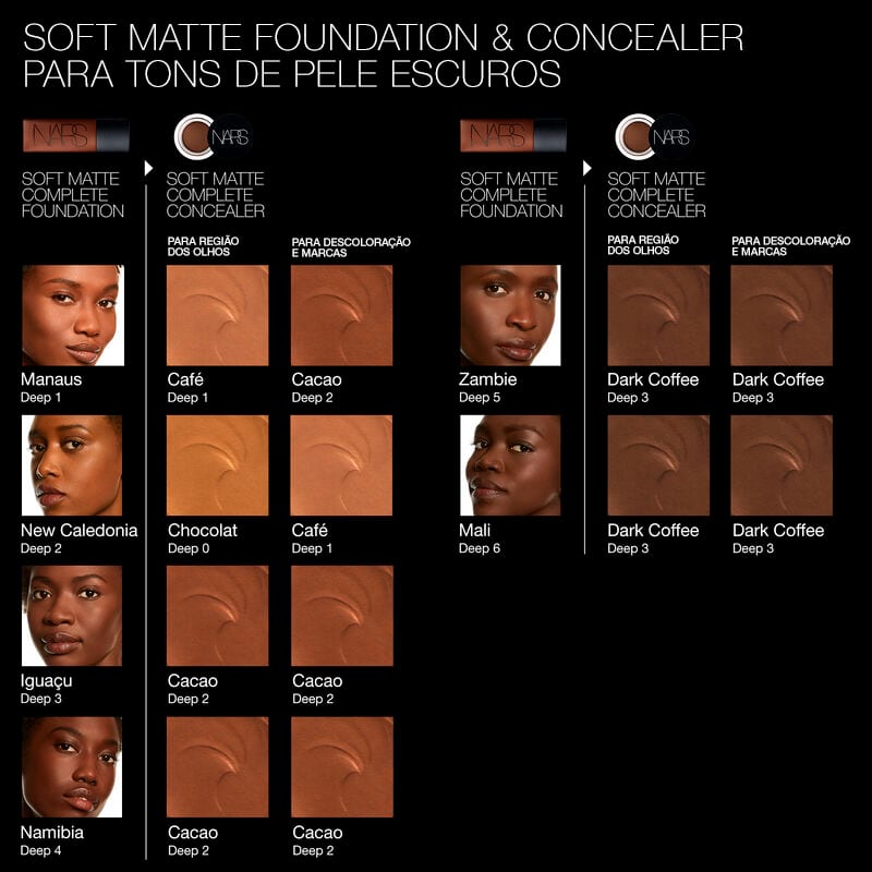 NARS Base Soft Matte Complete Foundation | Loja Oficial