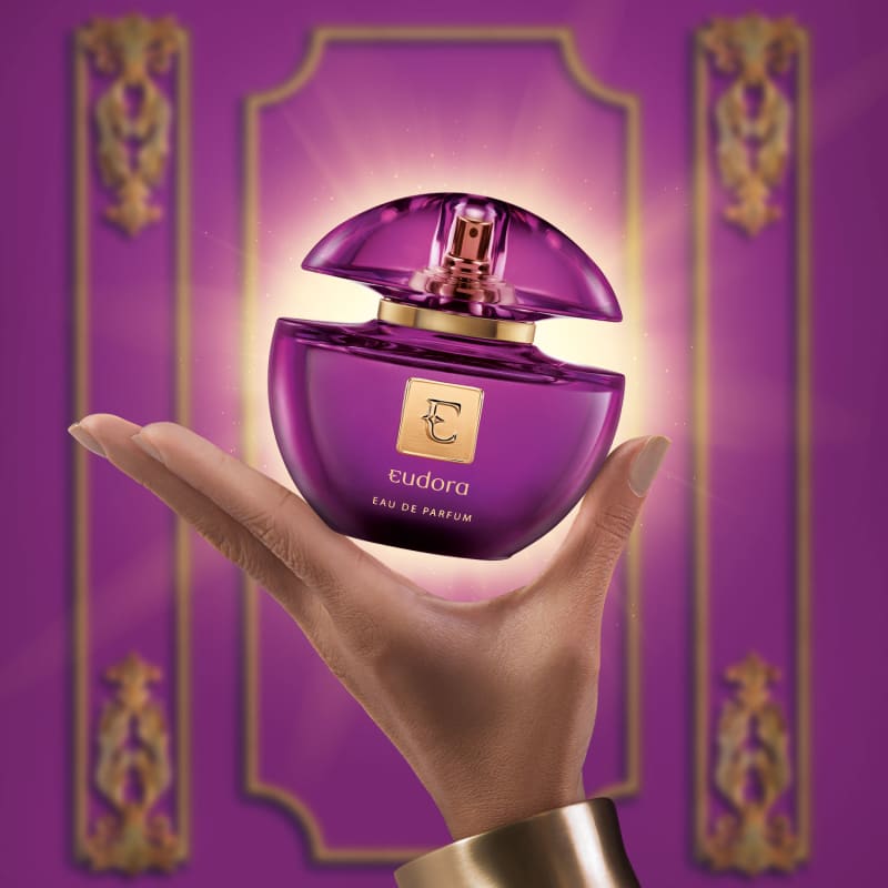 Perfume Eudora Roxo | Eau De Parfum com FRETE GRÁTIS