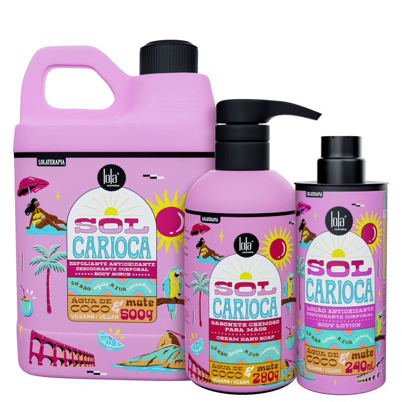 Kit Lola Cosmetics Sol Carioca Trio | Beleza na Web