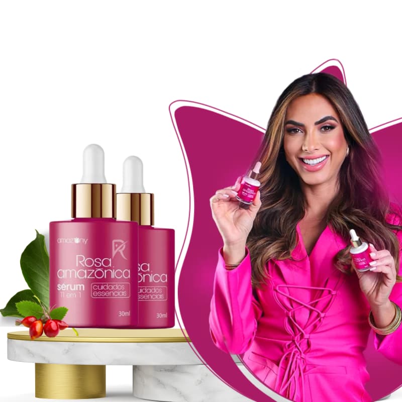 2 Rosa Amazônica Sérum 11 em 1 - Amazony