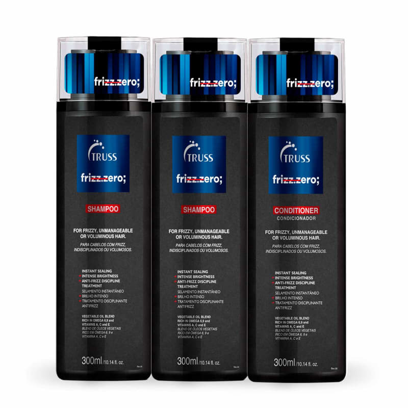 Kit TRUSS Frizz Zero Trio de Cuidado | Beleza na Web