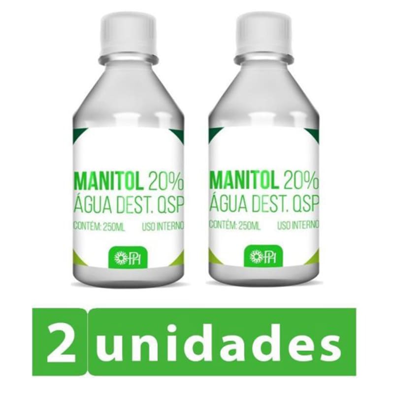KIT 2 Manitol 20% AOPH 250ml