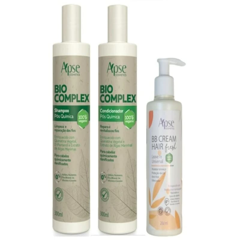 Apse Bio Complex Shampoo e Condicionador + BB Cream Fresh