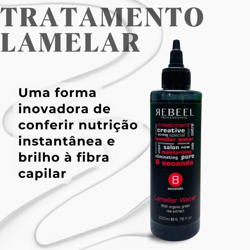 Tratamento Condicionante Rebeel Professional Lamellar Water | Beleza Na Web