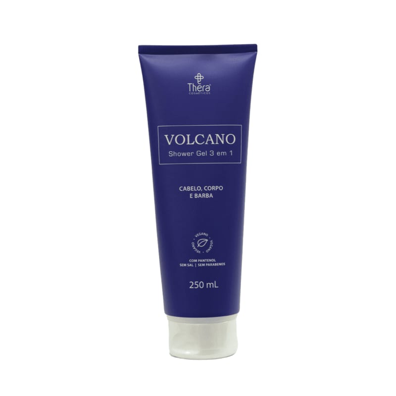Shower Gel Thera Cosméticos Volcano 3 em 1 250ml | Beleza na Web