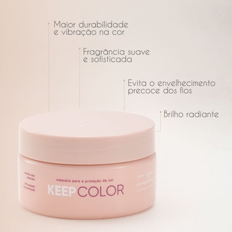 Kit Keep Color Home Care - Shampoo + Condicionador + Máscara + Leave-in ...