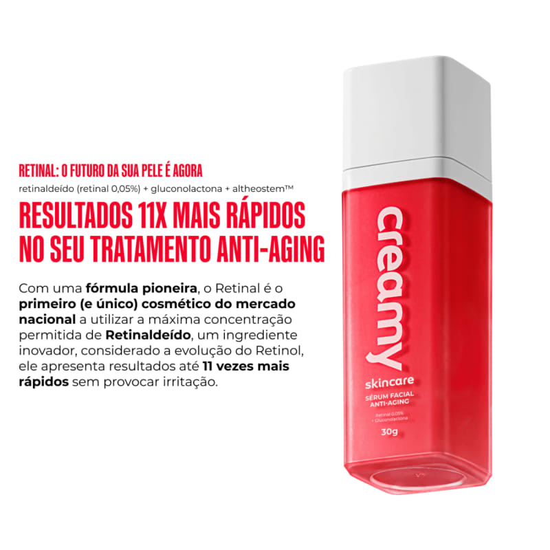 Creamy Anti-Aging Retinal Sérum Facial | Beleza na Web