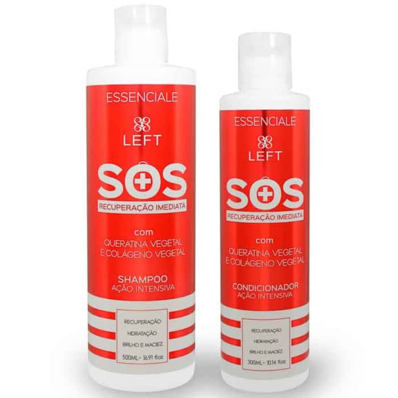 Shampoo 500ml + Cond 300ml SOS Ação Intensiva Mini Pack Essenciale