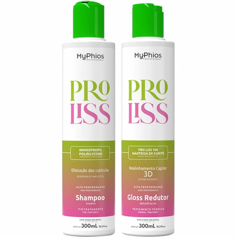 MyPhios ProLiss - Escova Progressiva 3D Sem Formol Karité e Pro Liss 2x ...