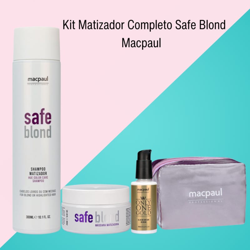 Kit MacPaul Professional Safe Blond Trio | Beleza na Web