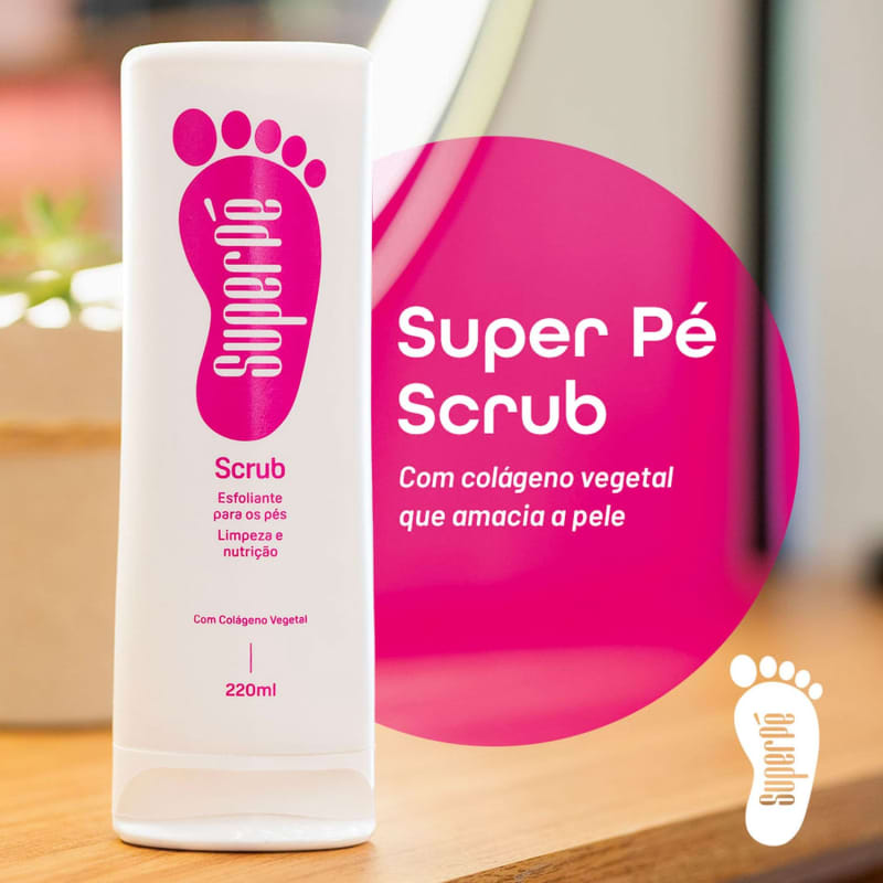 Esfoliante para Pés Super Pé Scrub | Beleza Na Web