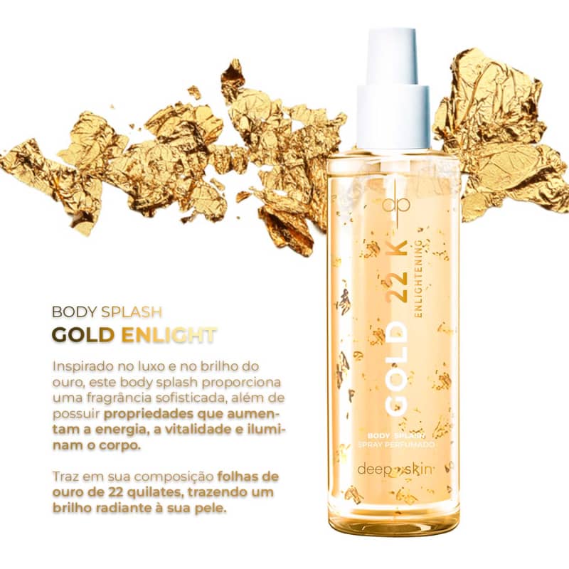 Body Splash - Gold (Enlight) – Deep Skin 250ml