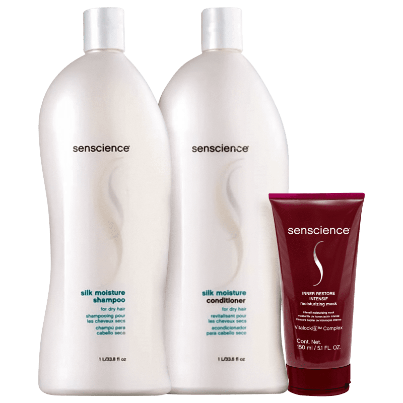 Kit Senscience Silk Moisture Salon + Inner Intensif | Beleza na Web