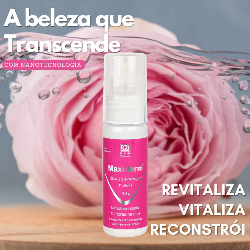 RHR Cosméticos Maxiderm Ultra-Hidratação Creme Hidratante 30g | Beleza ...