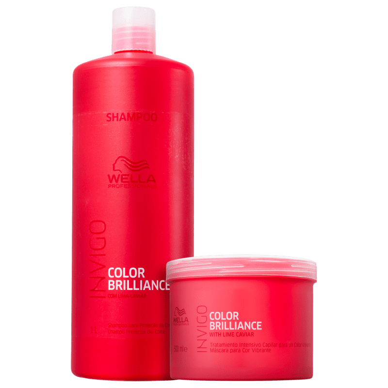Kit Wella Professionals Invigo Color Brilliance Duo Treat Super ...