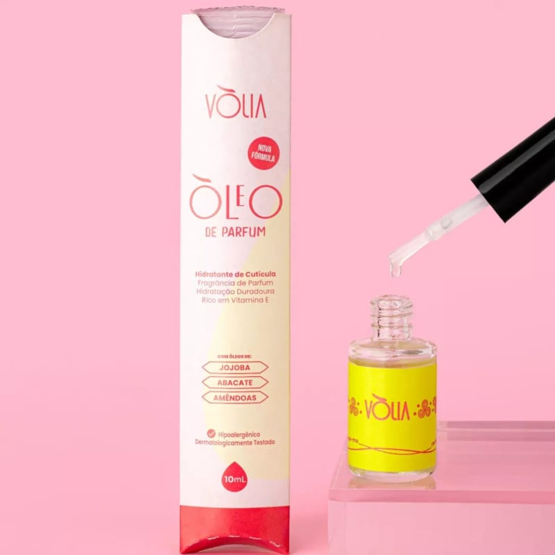 VÒLIA - Refil Sachê Óleo Fragrância de Parfum - Óleo Hidratante Para Cutículas - 10ml
