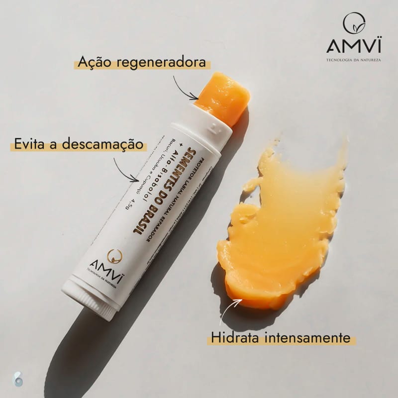 Hidratante Labial Amvi Cosméticos Naturais | Beleza na Web