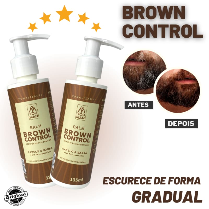 Kit You Man Grooming Brown Control Balm Duo | Beleza na Web