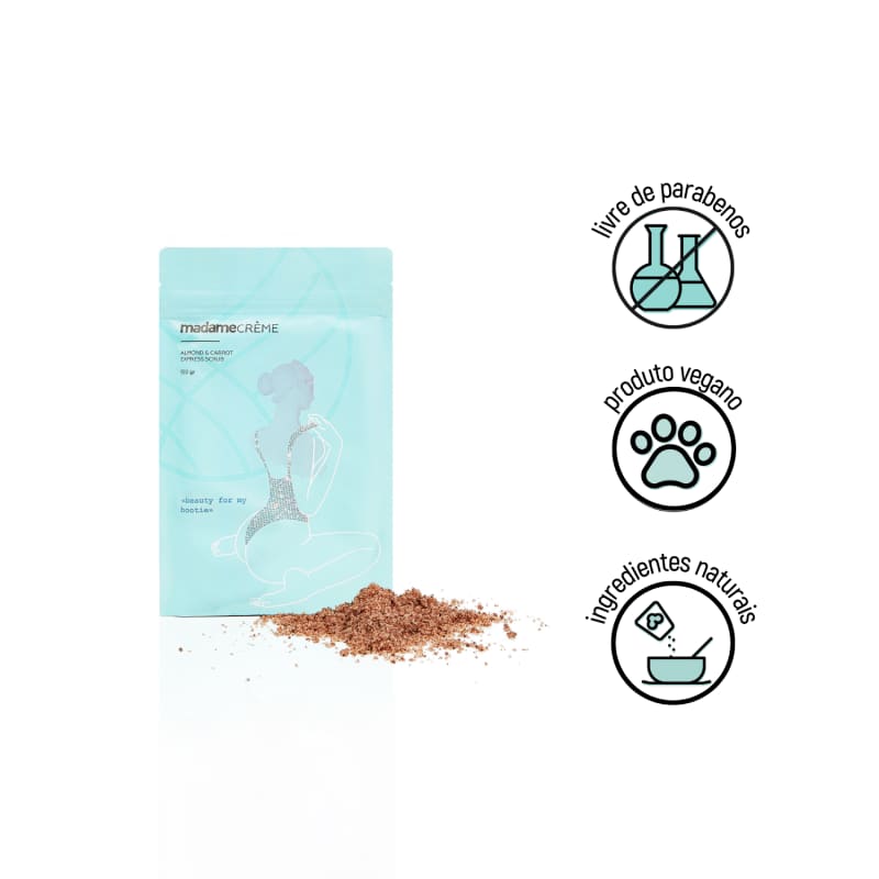 Esfoliante Corporal Madamecrème Almond and Carrot | Beleza na Web