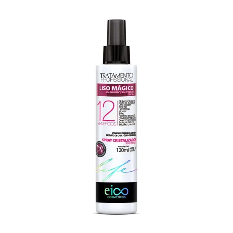 Spray Eico Life Liso Mágico 120ml - Branco - 120ml