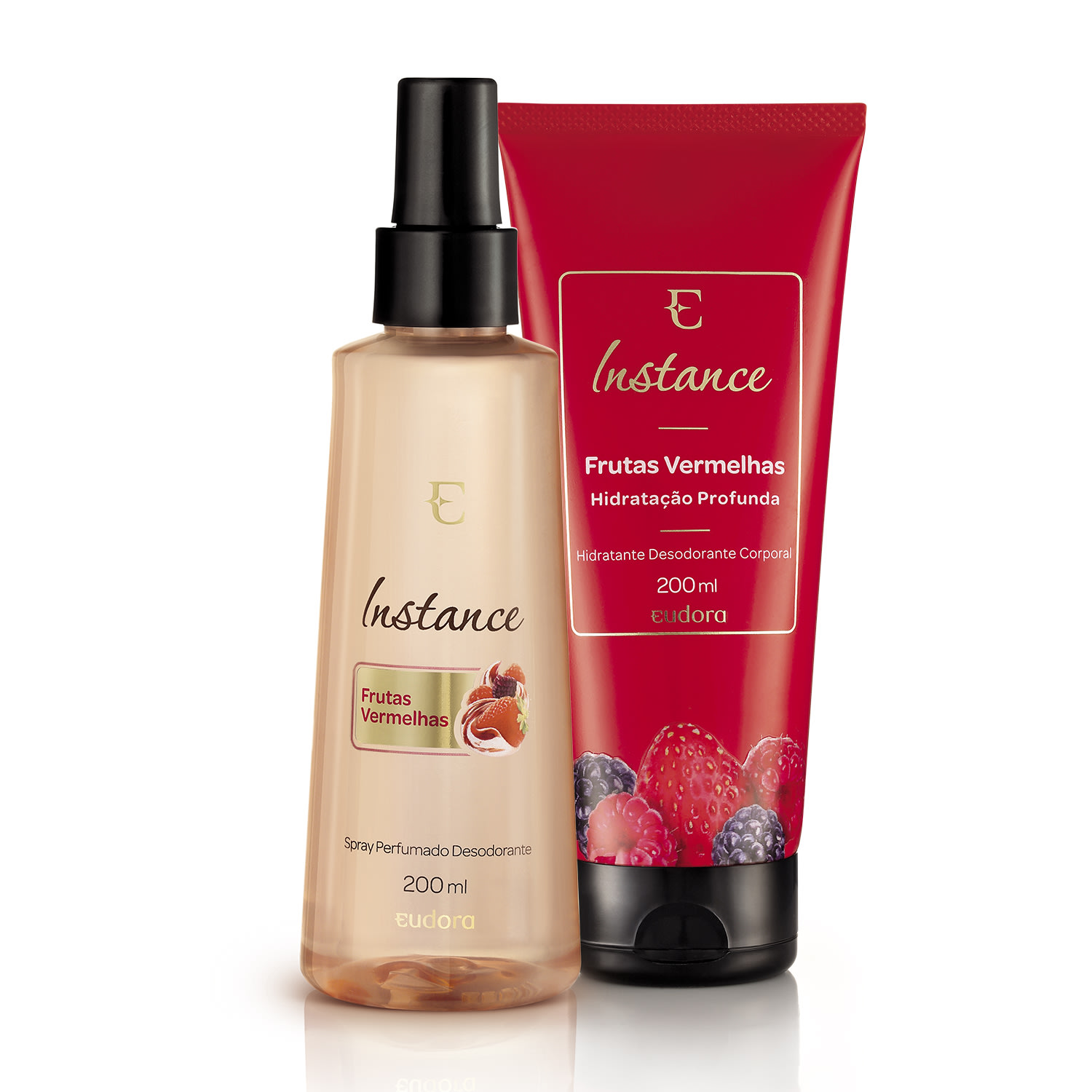 Combo Instance Frutas Vermelhas: Hidratante Corporal 200ml + Spray ...