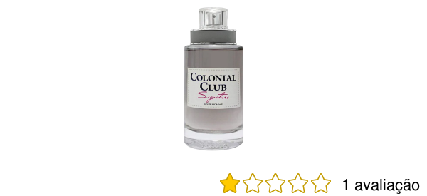 Perfume Colonial Club Signature Jeanne Arthes Eau de Toilette | Beleza ...
