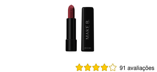 Batom Mate Vermelho Red Supreme Make B. 4g | O Boticário