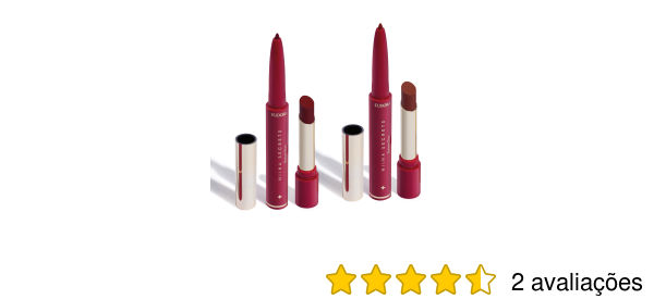 Combo Duo Perfect Match Niina Secrets: Batom Vermelho 1,65g + Batom ...