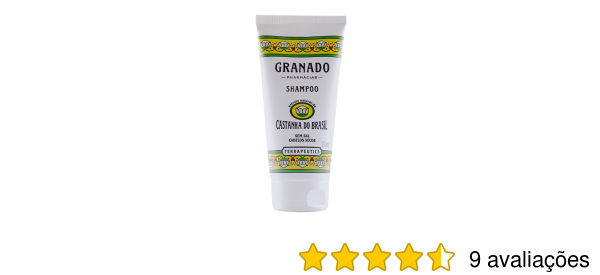 Shampoo Granado Terrapeutics Castanha 50ml | Beleza na Web