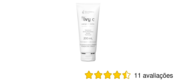 Sérum Corporal Mantecorp Ivy C Corpo e Colo | Beleza na Web