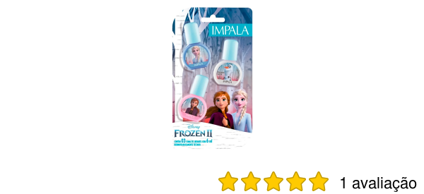 Kit Impala Frozen II Esmalte Infantil | Beleza na Web