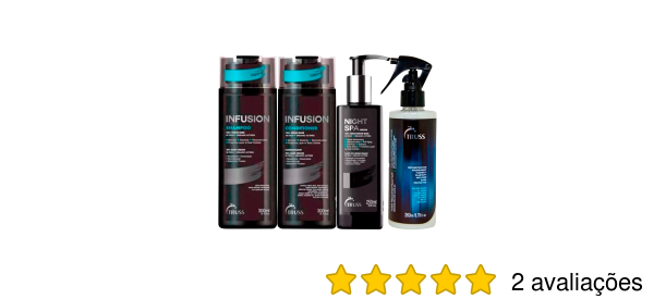 Kit Truss Infusion + Night Spa + Uso Obrigatório | Beleza na Web